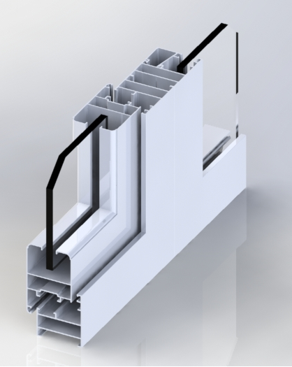 Aluminum window frames